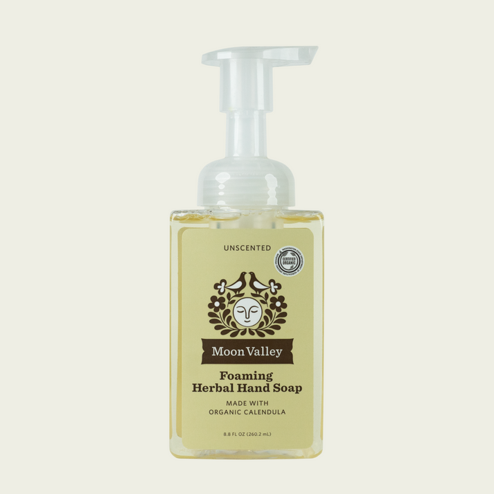 Foaming Herbal Hand Soap Unscented by Moon Valley Organics