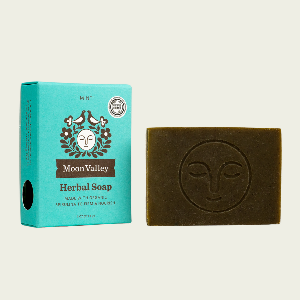 Mint Herbal Soap – Moon Valley Organics