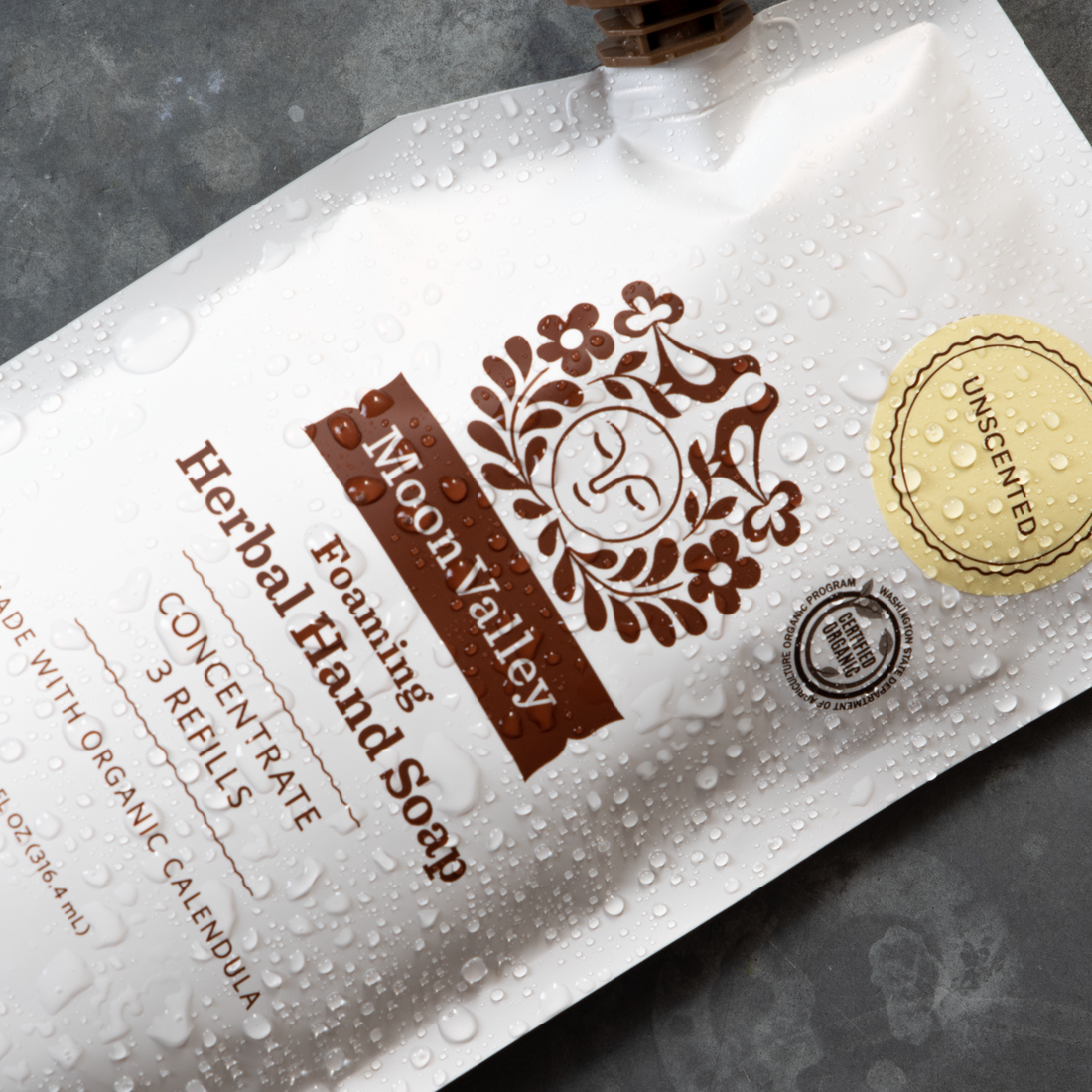 Foaming Herbal Hand Soap Unscented by Moon Valley Organics
