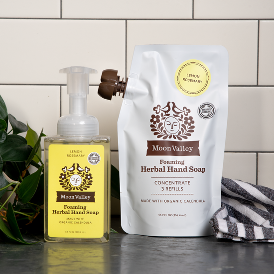 Foaming Herbal Hand Soap Lemon Rosemary by Moon Valley Organics
